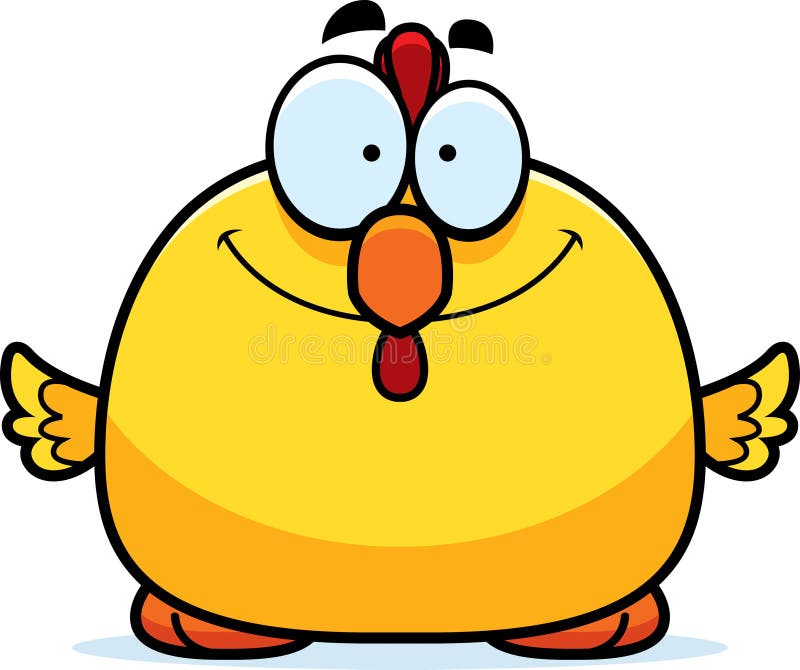 Smiling Little Chicken stock vector. Illustration of grinning - 47400411