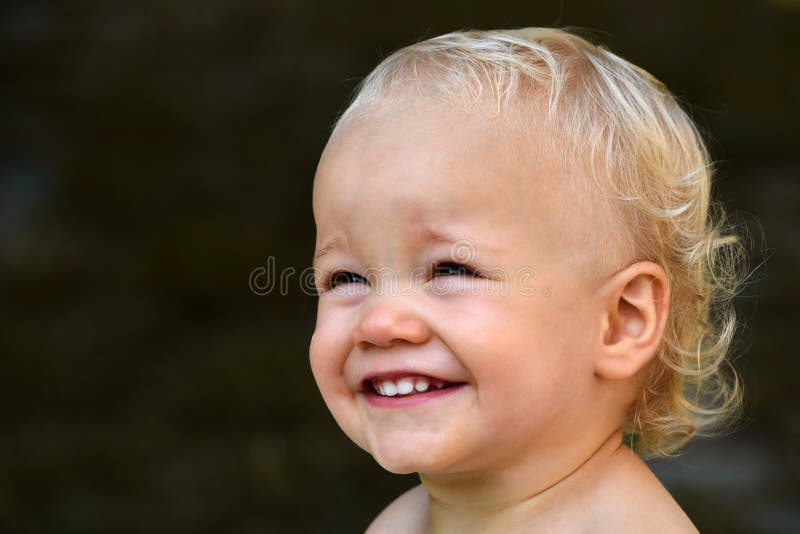 Smiling little child stock image. Image of portrait, child - 58845961