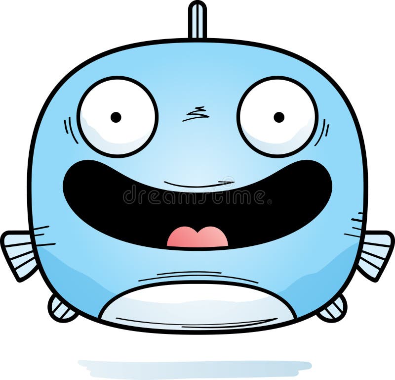Smiling Little Fish stock vector. Illustration of vector - 115805783