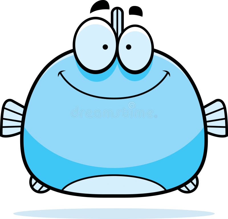 Smiling Little Fish stock vector. Illustration of grinning - 47412164
