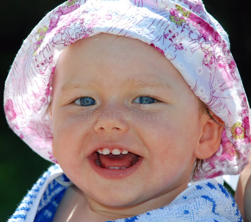 Smiling little girl stock photo. Image of outdoor, beginning - 13367906
