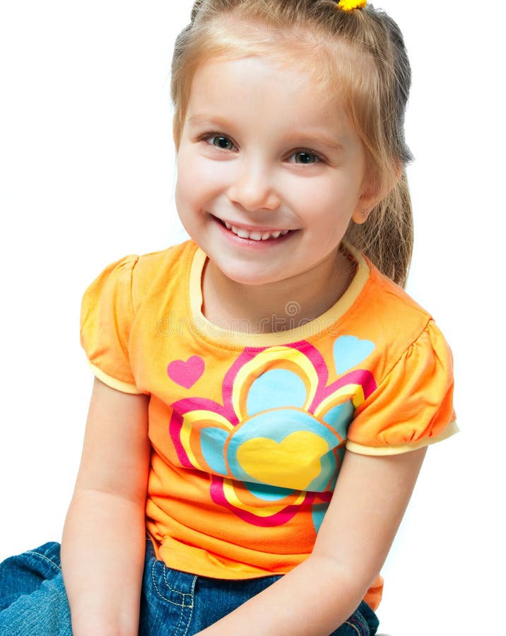 Smiling little girl stock photo. Image of expression - 19184034 Smiling little girl stock photo. Image of expression - 19184034