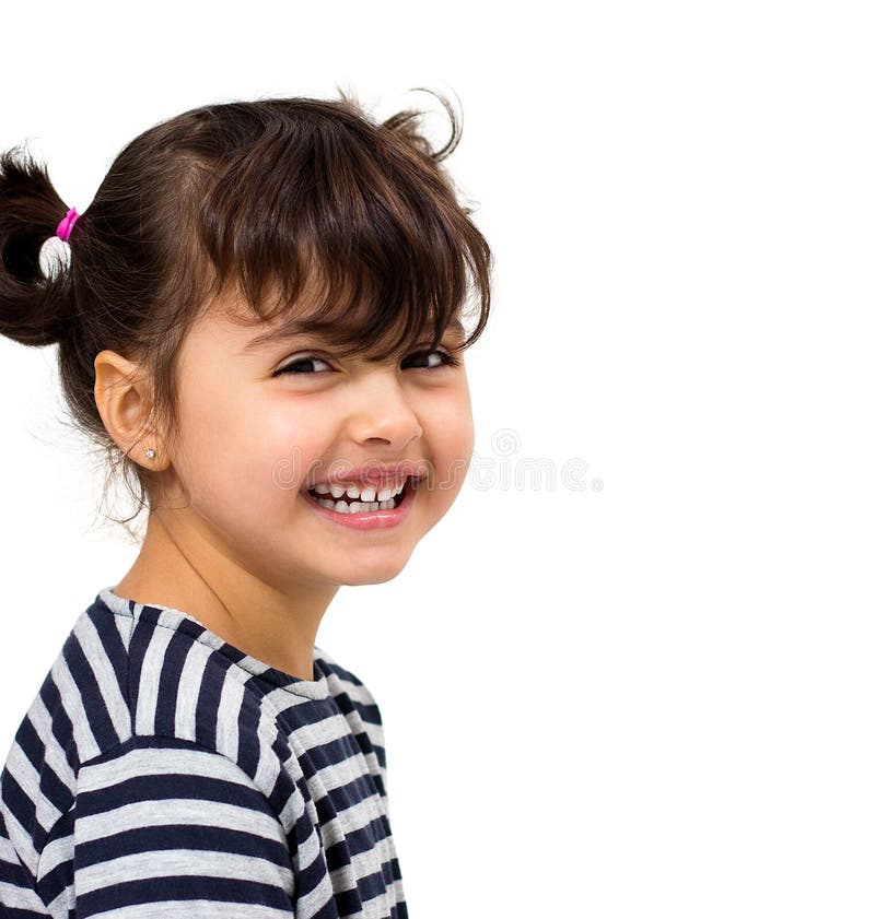 Smiling little girl stock image. Image of girl, childhood - 36552849