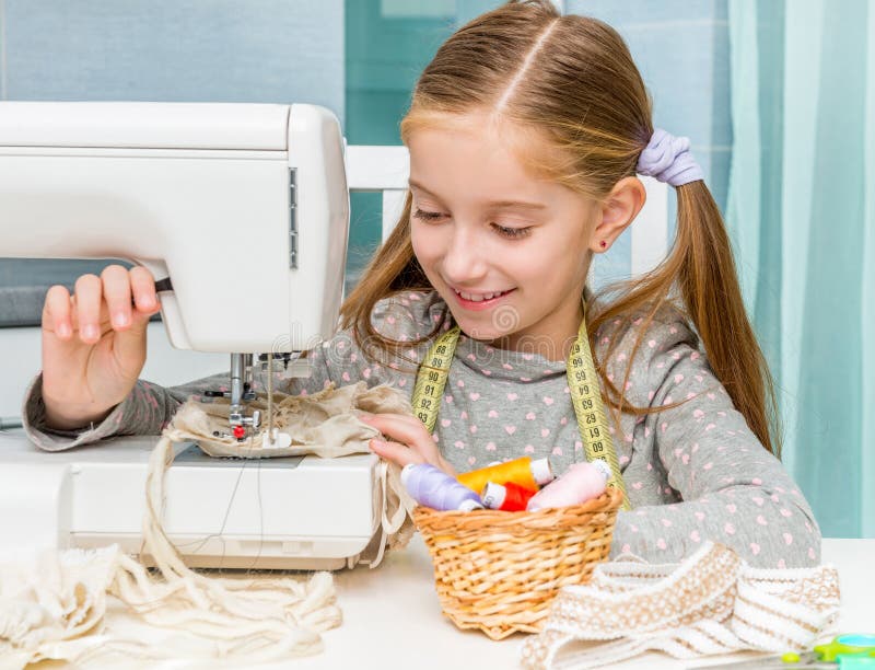 980 Child Sewing Machine Stock Photos - Free & Royalty-Free Stock ...