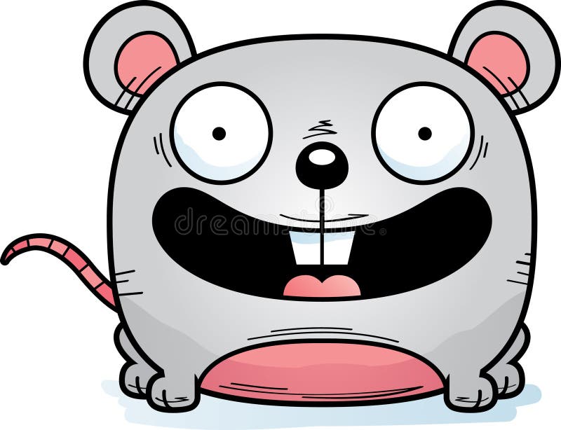 Smiling Little Mouse stock vector. Illustration of smiling - 116198296