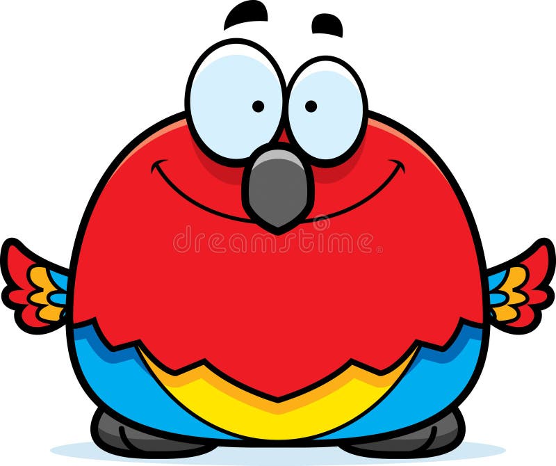 Sad Little Parrot stock vector. Illustration of upset - 115885375