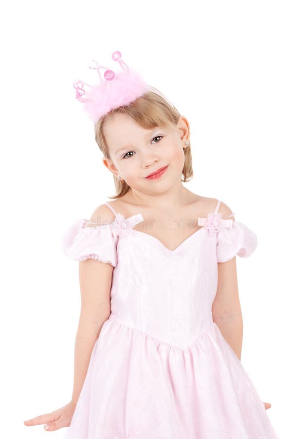 Smiling little princess stock photo. Image of fashion - 22636054