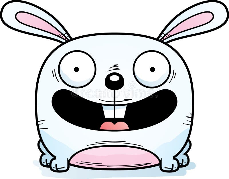 Smiling Little Rabbit stock vector. Illustration of vector - 116225575