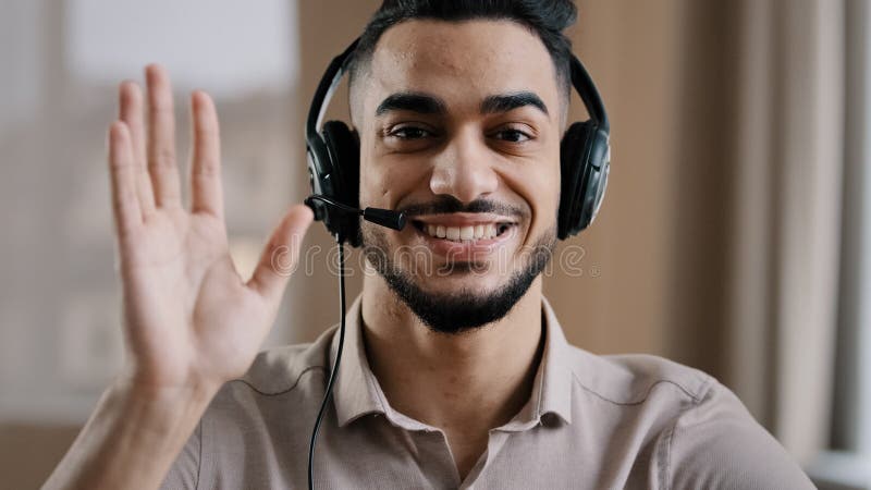 Customer Service Headset Looking Camera Footage Stock Photos - Free ...