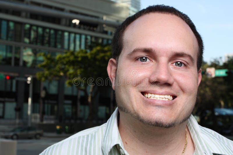 Smiling man stock photo. Image of person, positive, teeth - 6983610