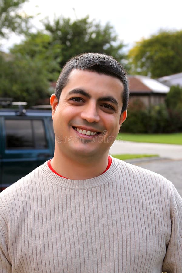 Smiling Man stock image. Image of face, posing, portrait - 7174555