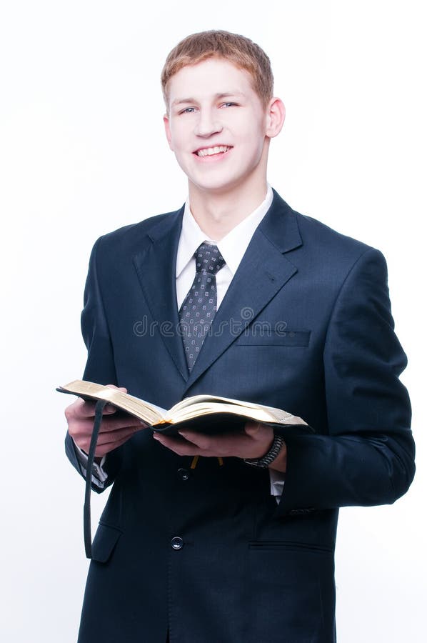 Pastor stock photo. Image of white, background, bible - 10527880