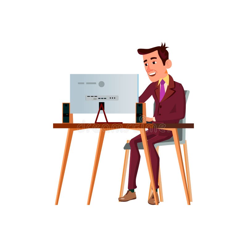 Talking Computer Cartoon Stock Illustrations – 10,516 Talking Computer ...