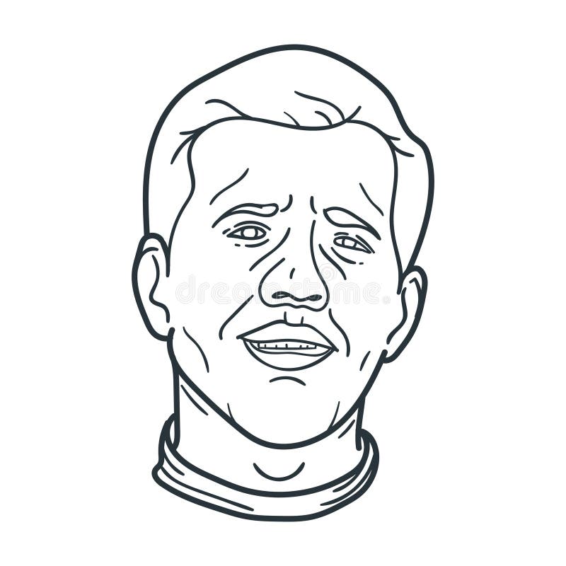 Smiling Man Expression. Vector Illustration Decorative Design Stock ...