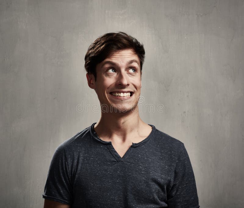 Smiling man. stock photo. Image of person, satisfied - 84320262