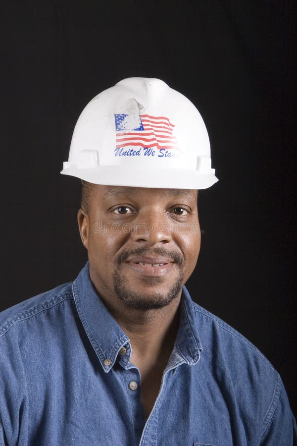 Smiling Man in Hard Hat stock photo. Image of confident - 3794006
