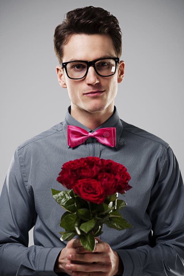 3,723 Man Holding Red Roses Stock Photos - Free & Royalty-Free Stock ...
