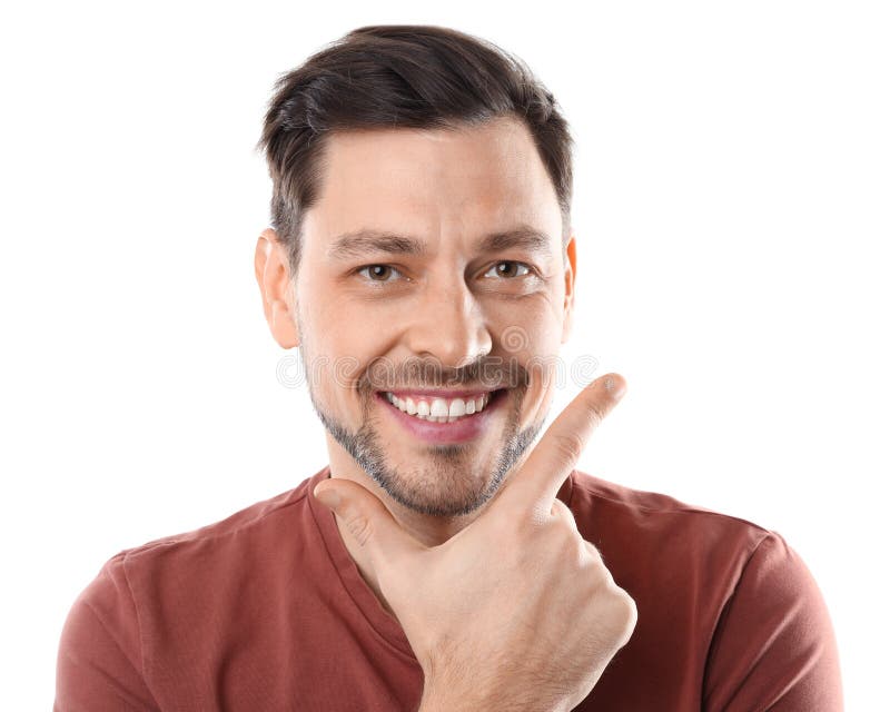 Smiling Man with Perfect Teeth Stock Photo - Image of dentistry, oral ...