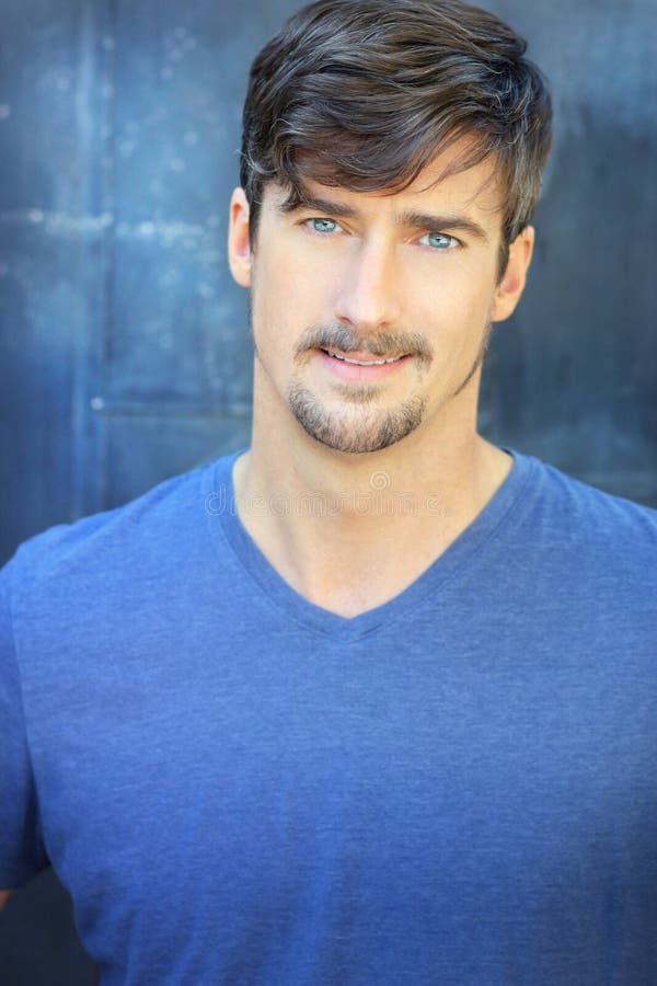 Smiling man portrait stock image. Image of model, head - 35310829