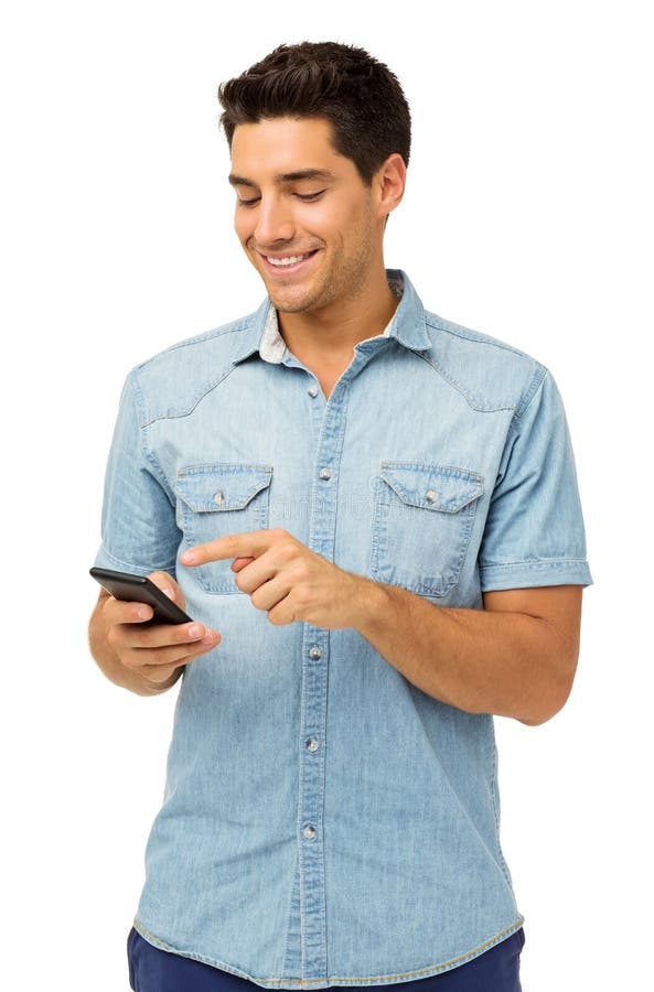 Reading text message stock photo. Image of contacts, communication ...