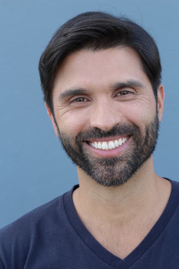 630 Portrait Handsome Spanish Man Smiling Camera Stock Photos - Free ...