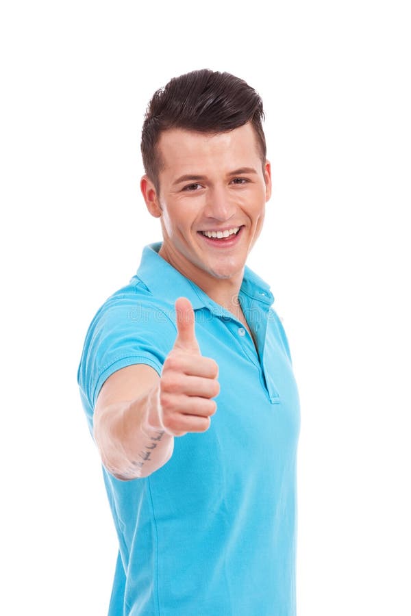Smiling man thumbs up stock photo. Image of bright, isolated - 28782870 Smiling man thumbs up stock photo. Image of bright, isolated - 28782870