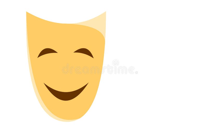 Theatrical Smiling Mask Stock Illustrations – 623 Theatrical Smiling ...