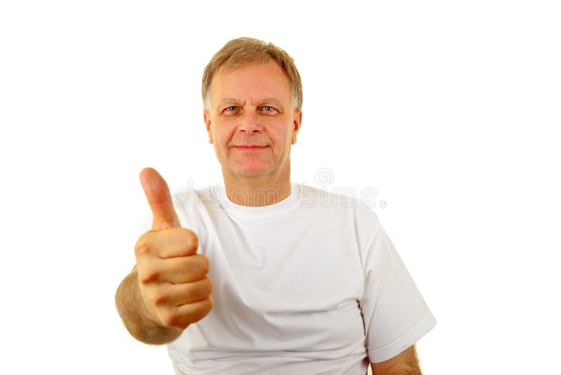 Goofy Thumbs Up Guy stock image. Image of hand, goofy - 25396909
