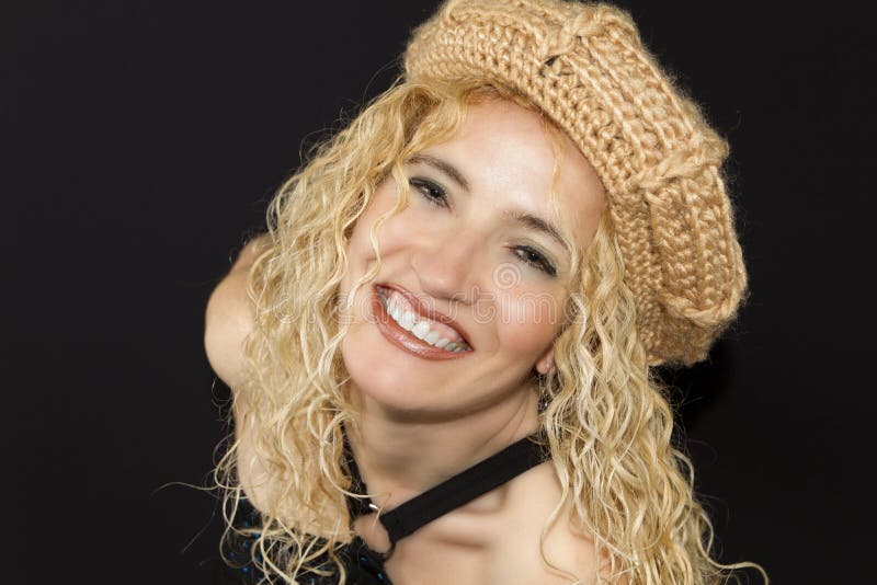 Smiling Model stock photo. Image of glamour, eyes, human - 21868548