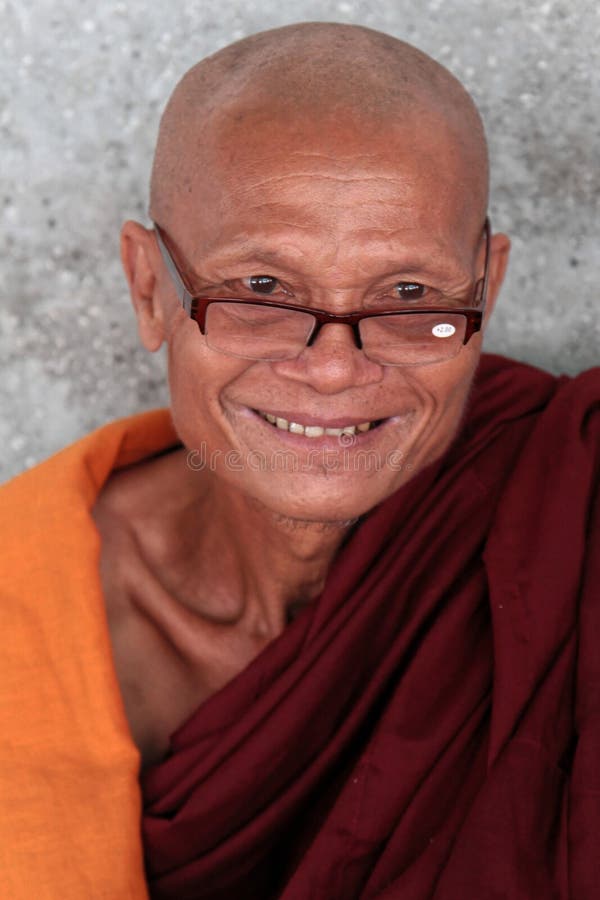 Smiling Monk in a Restaurant in Prague. Editorial Stock Image - Image ...