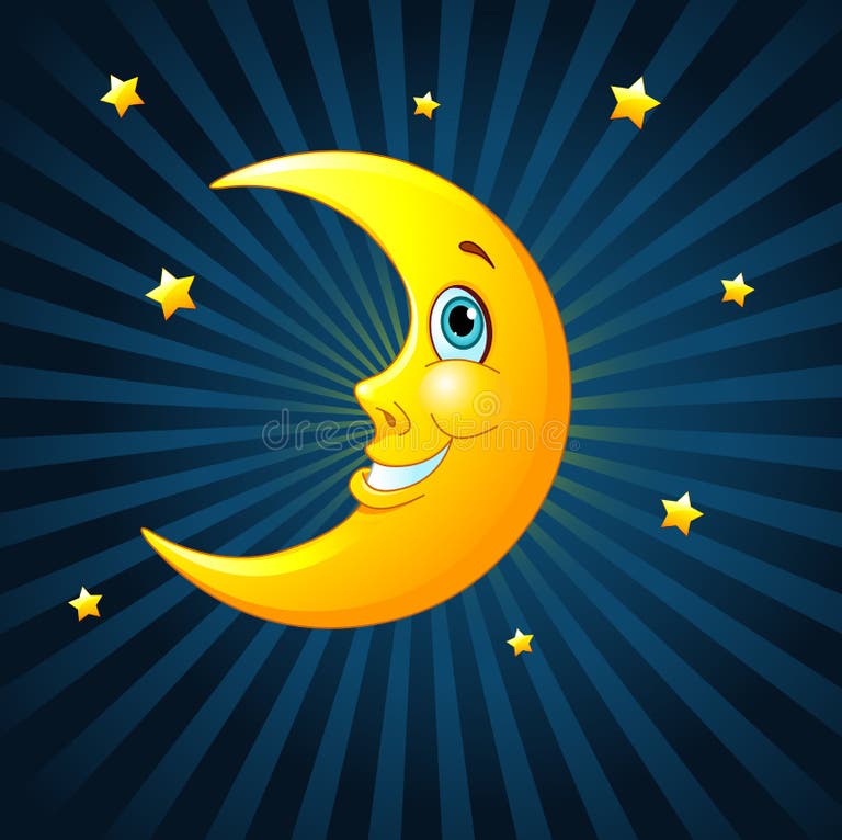 Smiling Moon Stock Illustrations – 17,126 Smiling Moon Stock ...