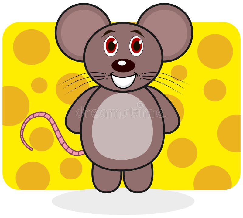 Grey Mouse Smiling Stock Illustrations – 327 Grey Mouse Smiling Stock ...