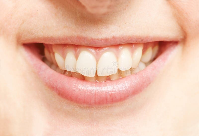 Smiling Mouth with White Teeth Stock Image - Image of smile, tooth ...