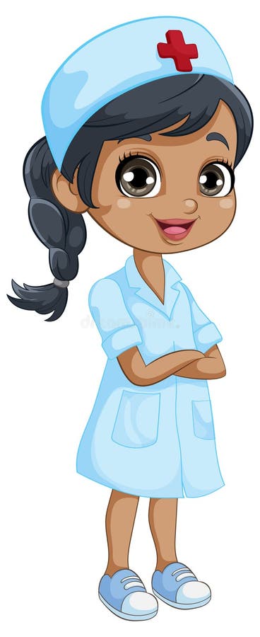 Smiling nurse stock vector. Illustration of healthcare - 331060541