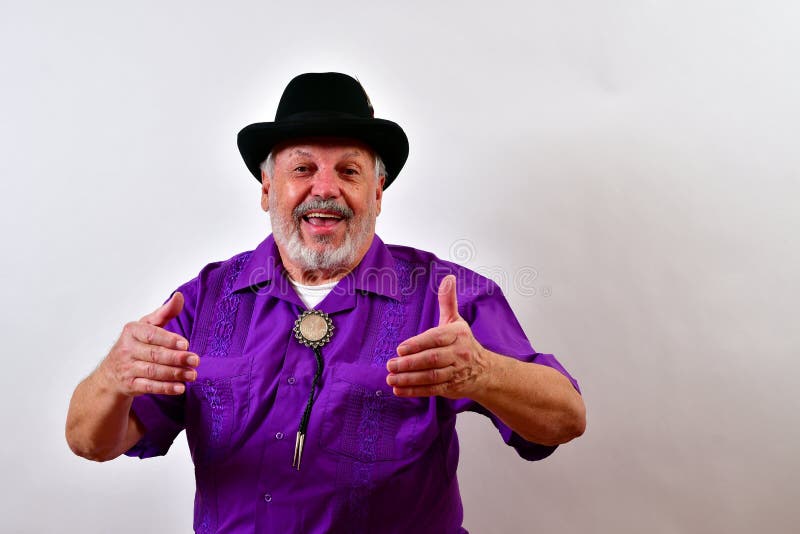 Happy old man stock photo. Image of hand, attractive - 174712788