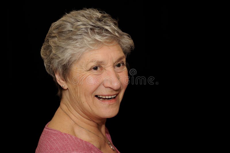 Smiling old woman stock photo. Image of smiling, open - 4693708