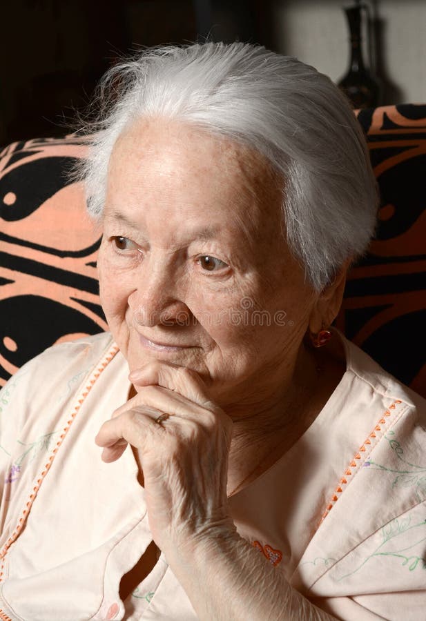 Smiling old woman stock photo. Image of single, grandmother - 53628440