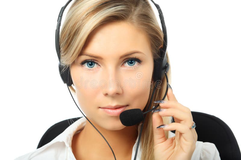 Call Center Operator stock photo. Image of businesswoman - 4648496