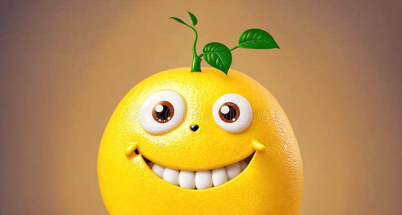 Smiling Lemon Slice in a Jug of Water with Cucumbers Stock Photo ...