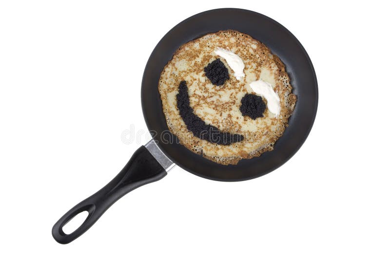 Smiling pancake stock photo. Image of white, smiling - 33349784
