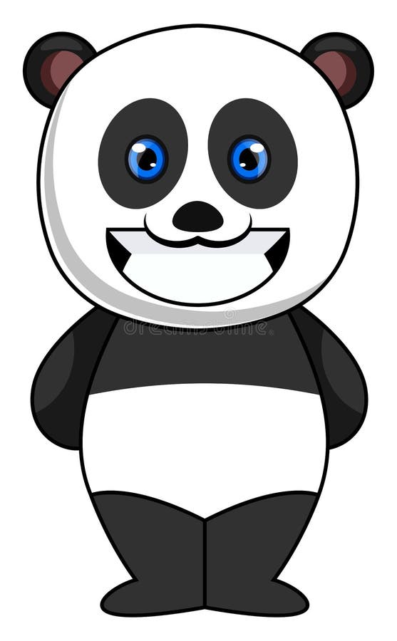 Smiling Panda Bear Cartoon Mascot Character Holding A Valentine Love ...