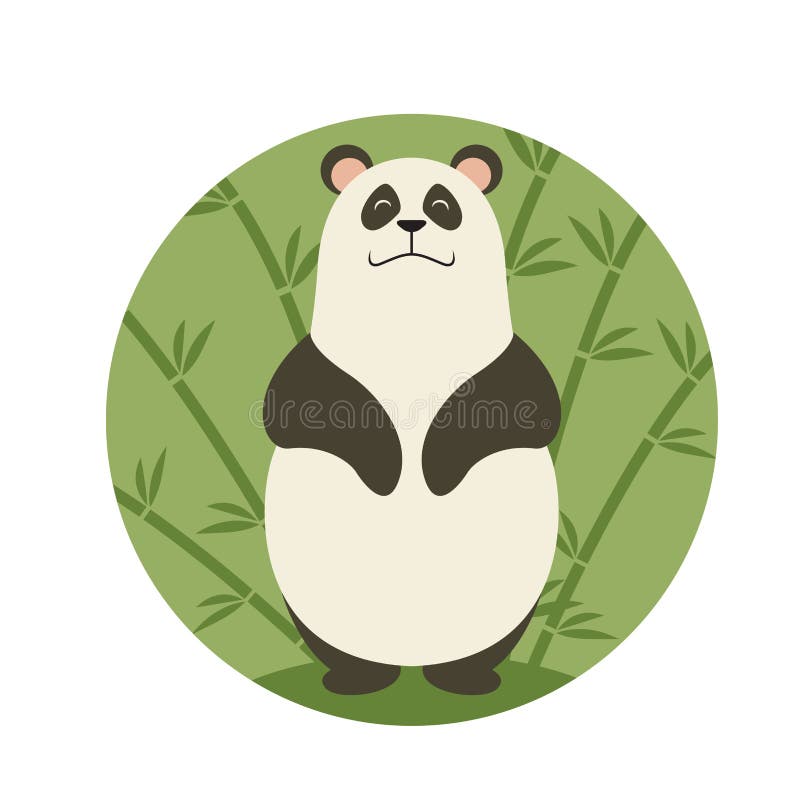 Smiling panda stock vector. Illustration of culture, animals - 40283893