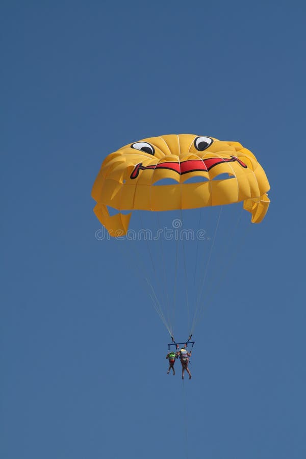 Smiling parachute stock image. Image of people, smile - 15472177