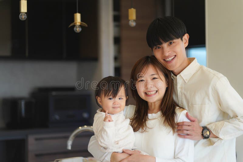 Smiling Parents and Children Stock Image - Image of young, parent ...