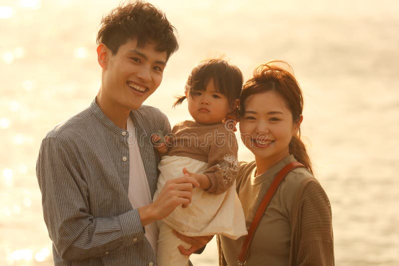 Smiling Parents and Children Stock Photo - Image of friends, lifestyle ...