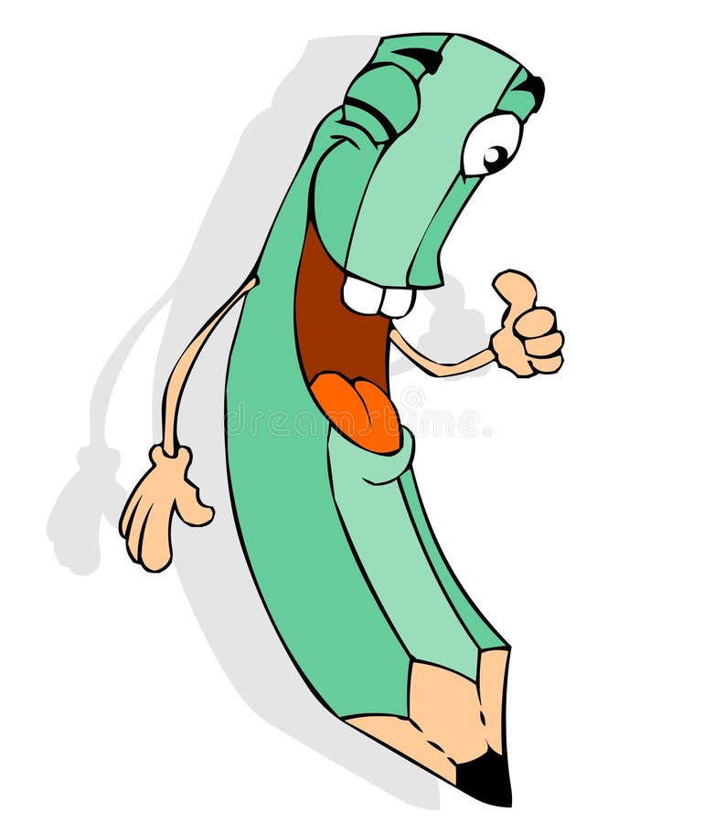 Handsome pencil stock illustration. Illustration of draw - 3319033