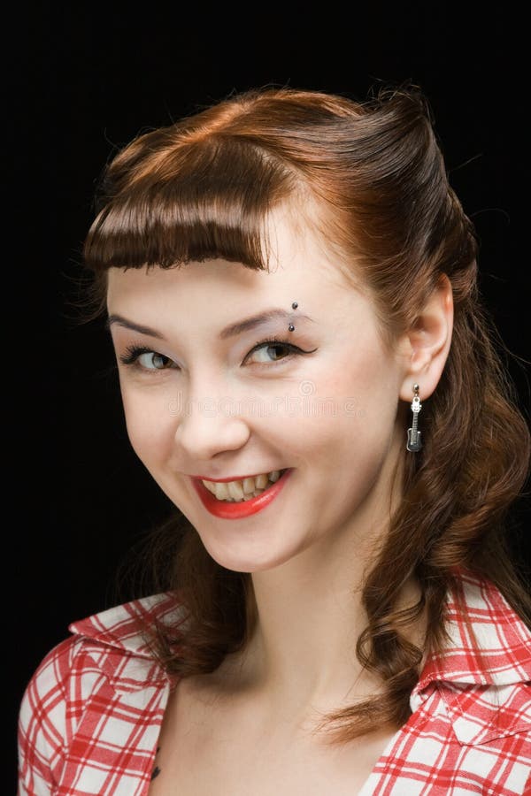 Smiling Pin-up Woman Picture. Image: 8543903