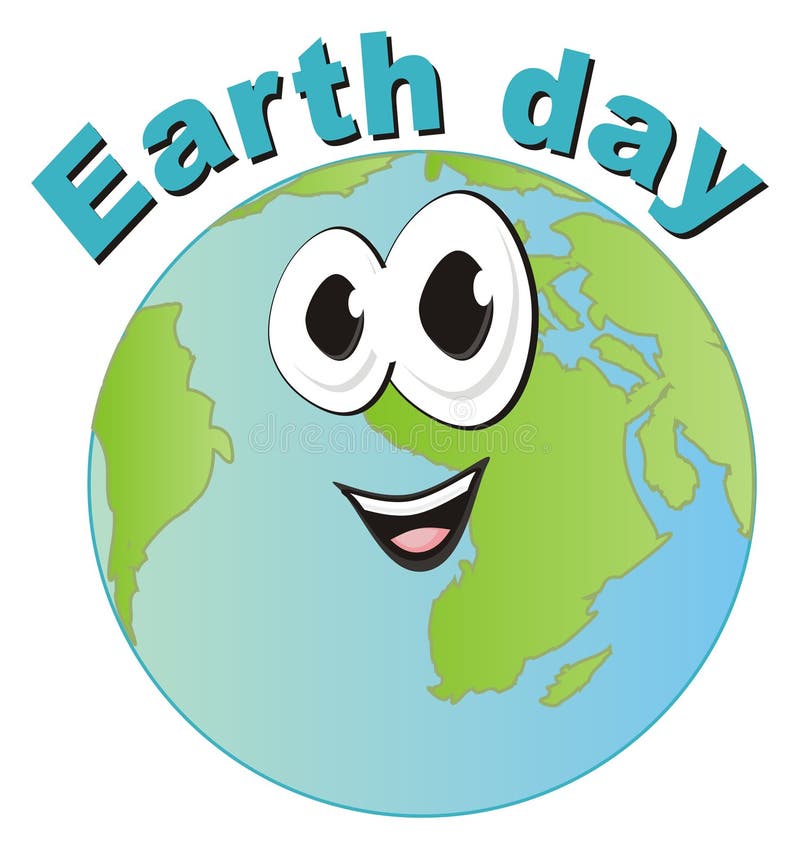 Happy Planet with Gesture and Words Stock Illustration - Illustration ...