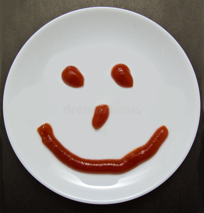 Smiling plate stock image. Image of isolated, banana - 16596055