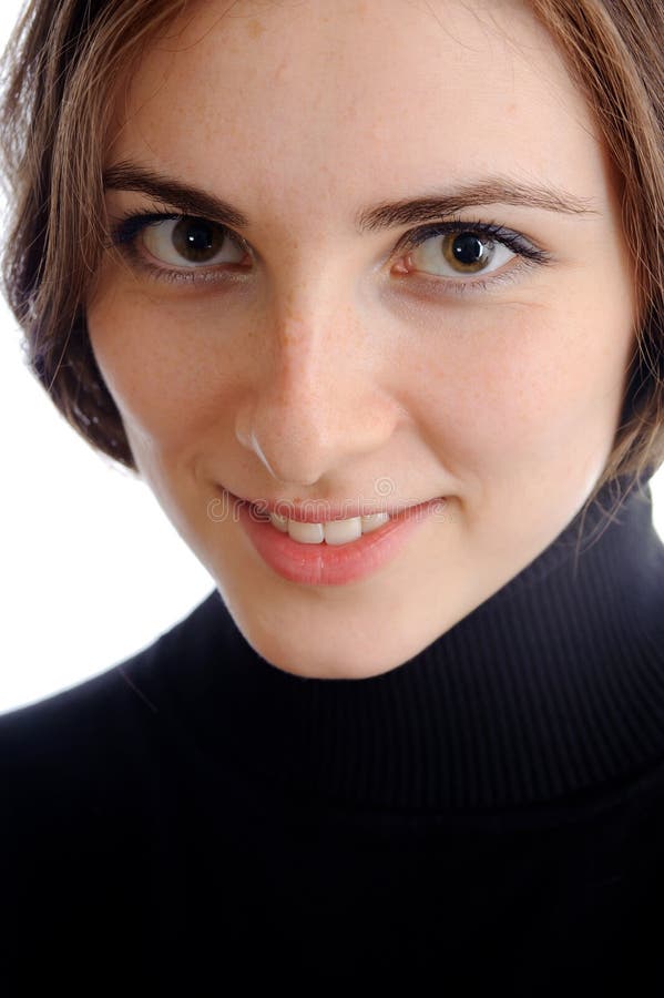 Smiling positive woman stock image. Image of positive - 23669165 Smiling positive woman stock image. Image of positive - 23669165